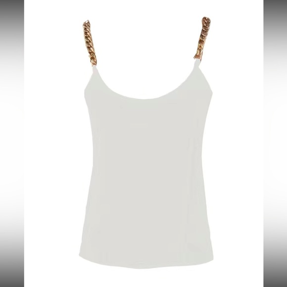 Tops | Gold Chain Strap Top | Poshmark